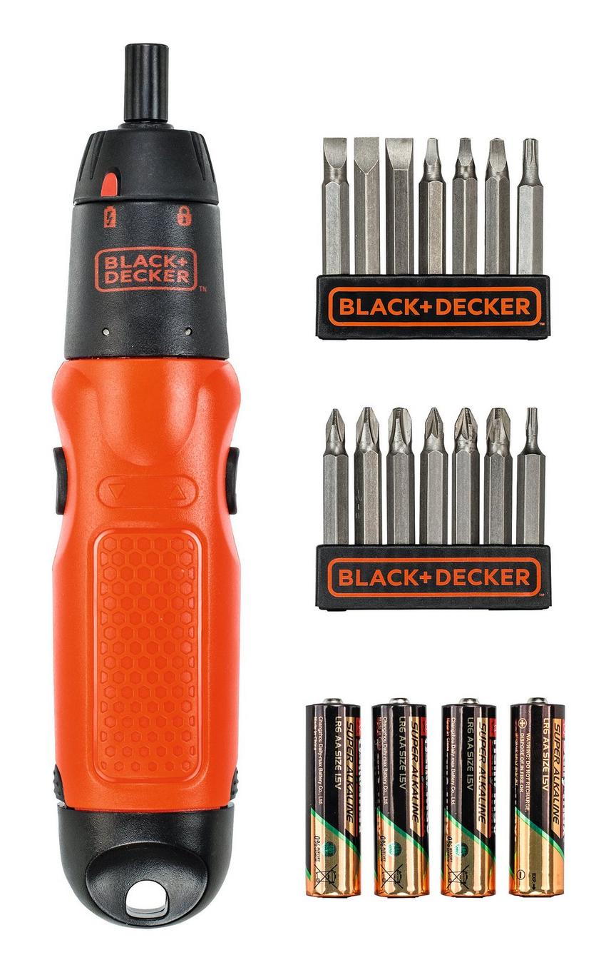Black and decker drill and screwdriver set store