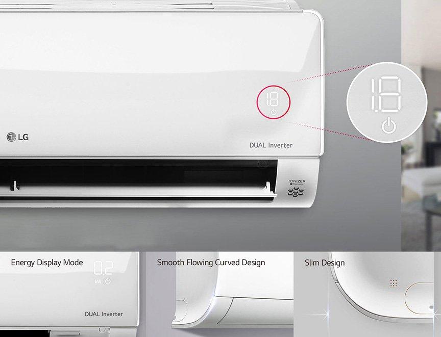 LG Split AC, Vision Dual Inverter, 18,000 BTU, Cool only price in Saudi ...