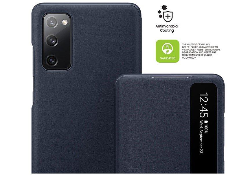 Samsung Galaxy S20 FE Clear View Cover, Navy Blue - eXtra Oman