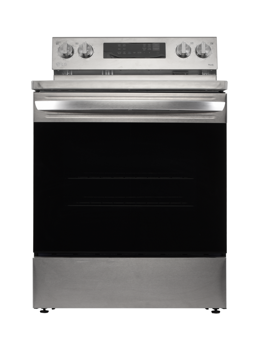 Lg Stainless Steel Electric Stove LG LSEL6333XE 6.3 Cu Ft. Smart