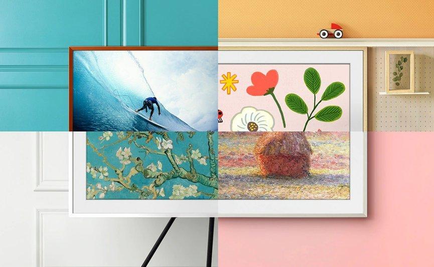Samsung LS SERIES THE FRAME ARTMODE 65-Inch Smart QLED TV UHD-4K ...