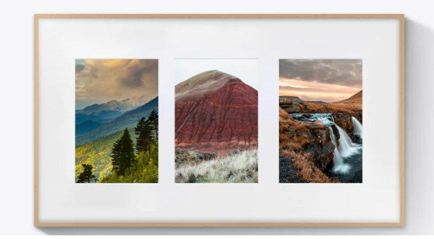 Samsung LS SERIES THE FRAME ARTMODE 65-Inch Smart QLED TV UHD-4K ...