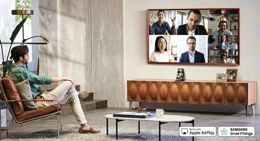 Samsung LS SERIES THE FRAME ARTMODE 65-Inch Smart QLED TV UHD-4K ...