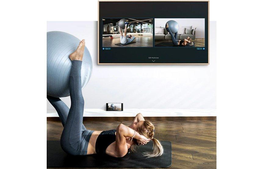 Samsung LS SERIES THE FRAME ARTMODE 65-Inch Smart QLED TV UHD-4K ...