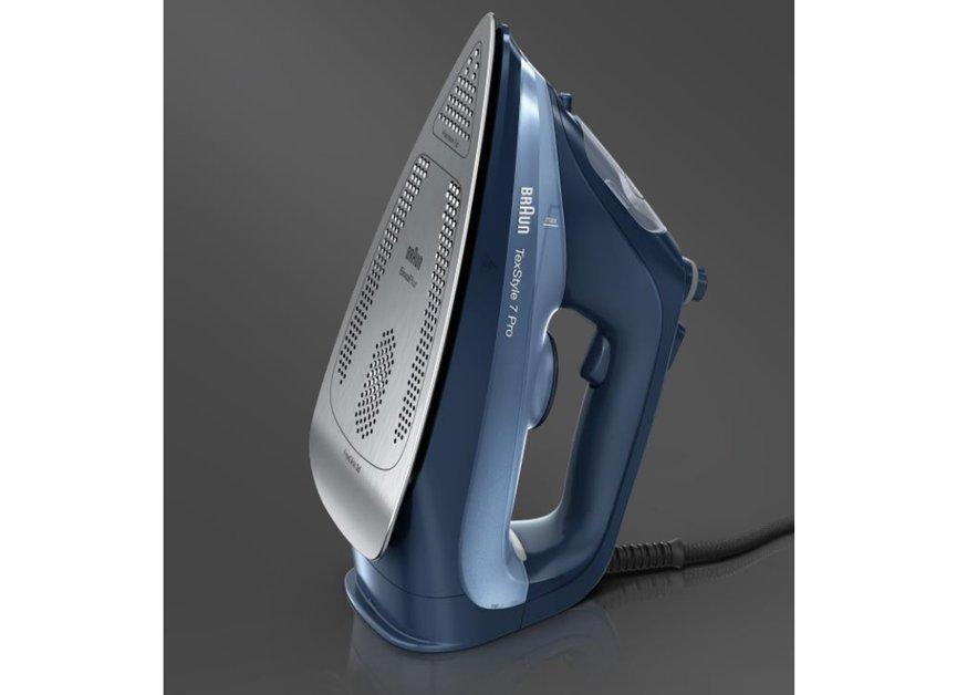 Braun TexStyle 7 Pro, EloxalPlus Steam, 3000W, Blue - eXtra Saudi