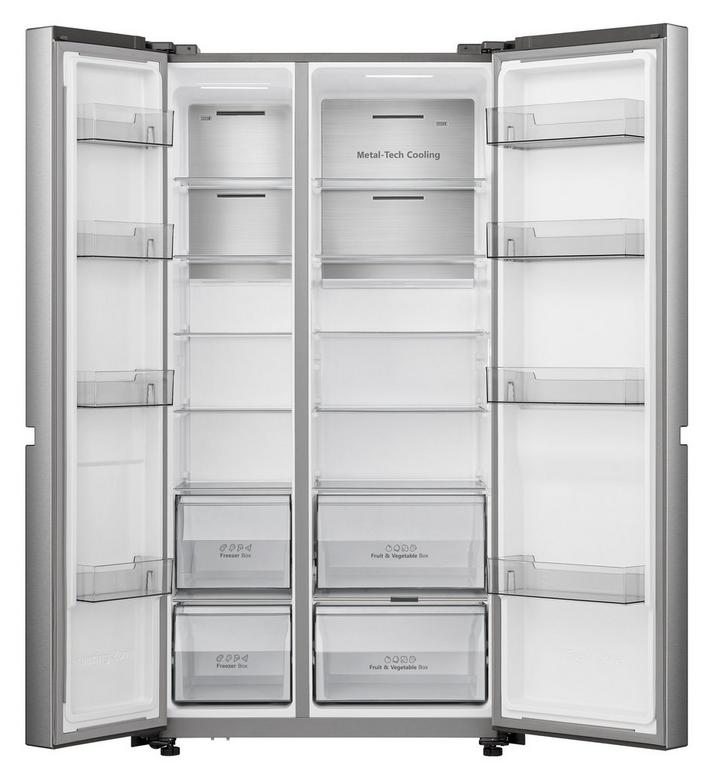 Hisense HRSBS632BW 632L Non-Plumbed Side By Side Wi-Fi Side, 47% OFF