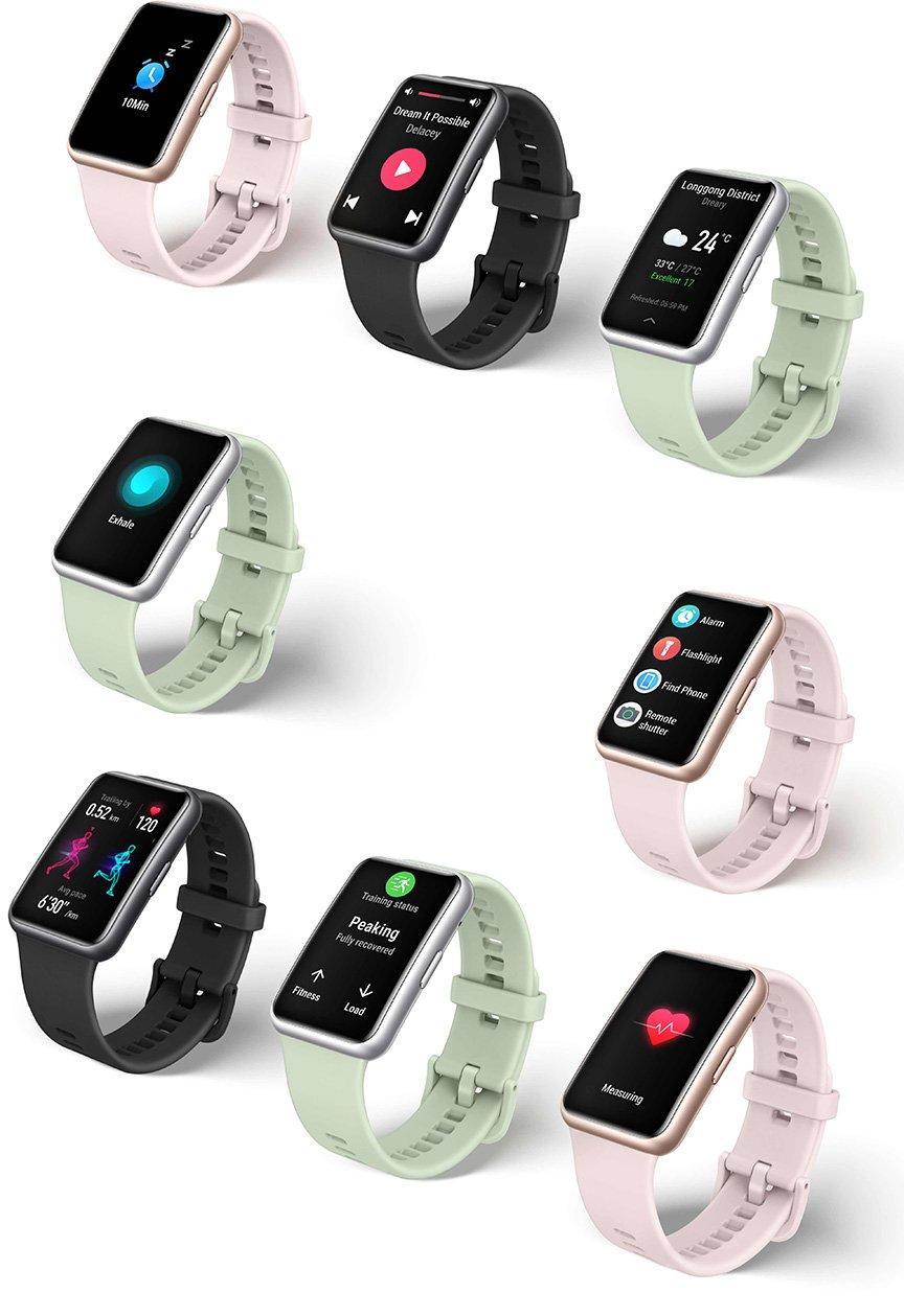 Huawei Watch Fit, Amoled touch screen, 41.6MM, Graphite Black - eXtra ...