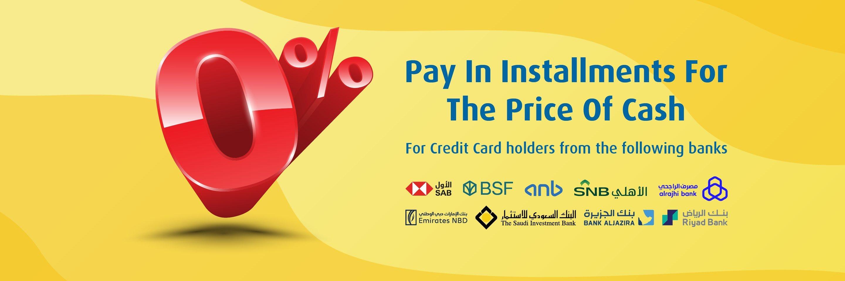 0% installment - eXtra