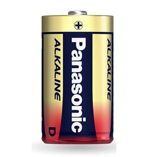 Panasonic 2D Alkaline Battery Pack Of 2 Black/Gold - eXtra Bahrain