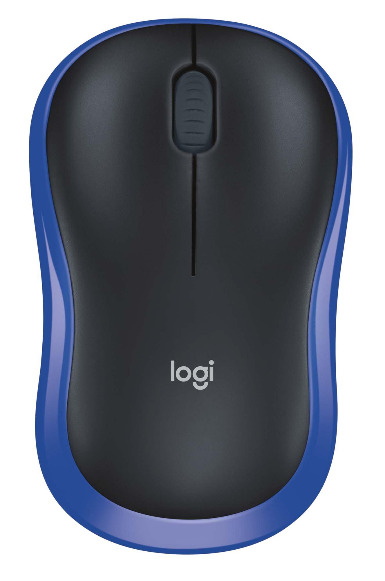 Logitech M185 BLUE Wireless Mouse - eXtra