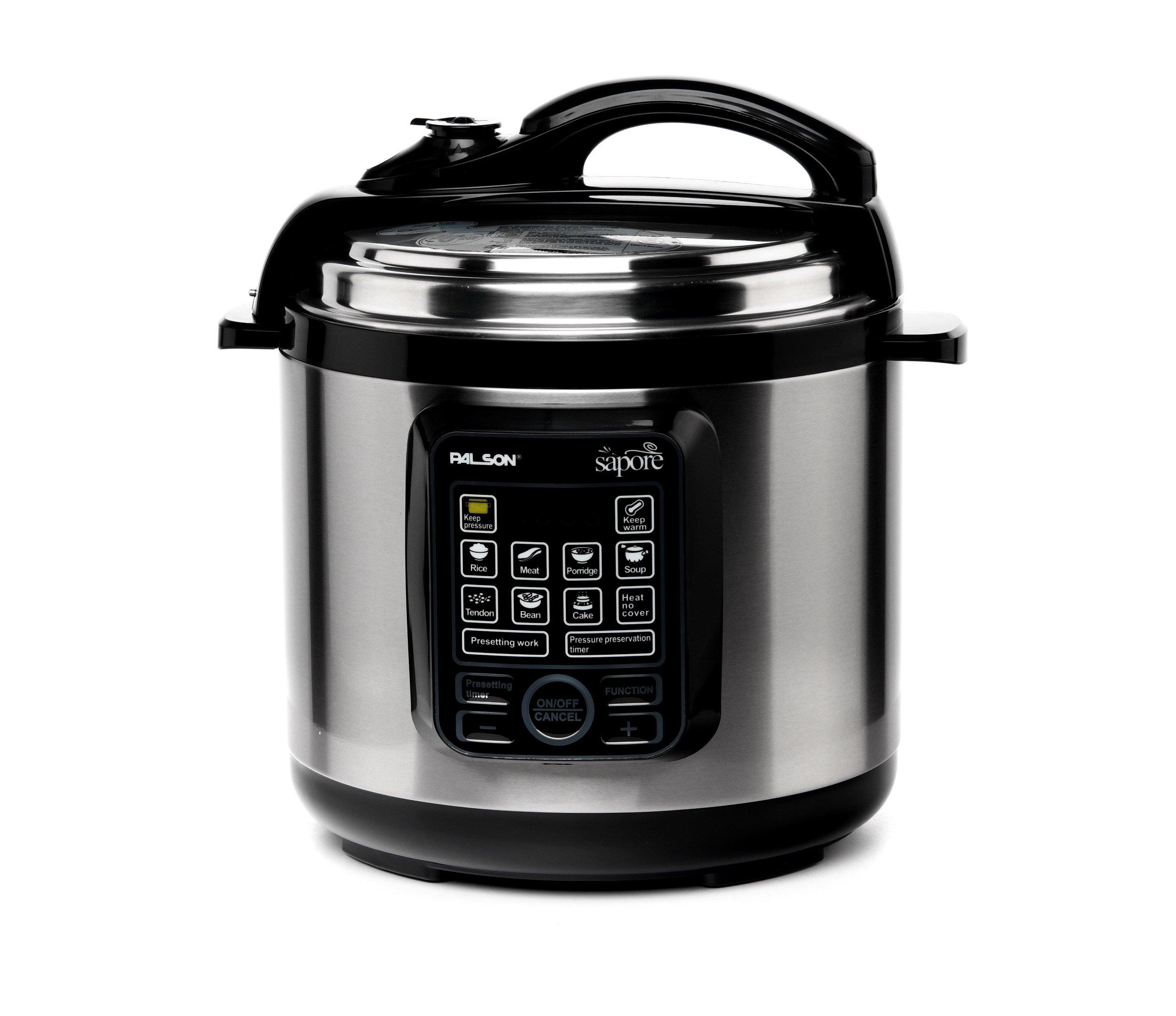 Palson Sappore Electric Pressure Cooker Big Capacity 6L,Stainless ...