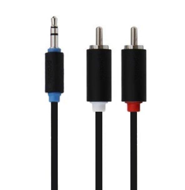 Prolink Stereo Plug 2 RCA 3m Cable - eXtra Oman