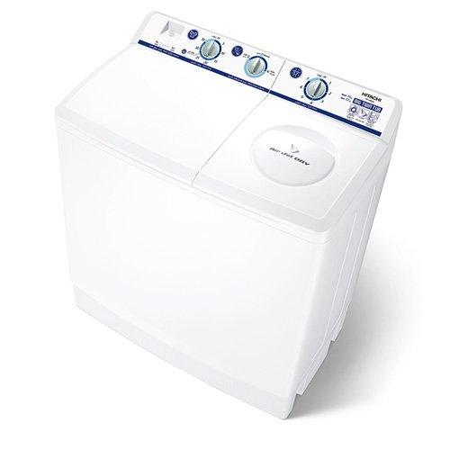 Hitachi Twin Tub Washing Machine 14 kg, 12 kg Spin Capacity,White ...