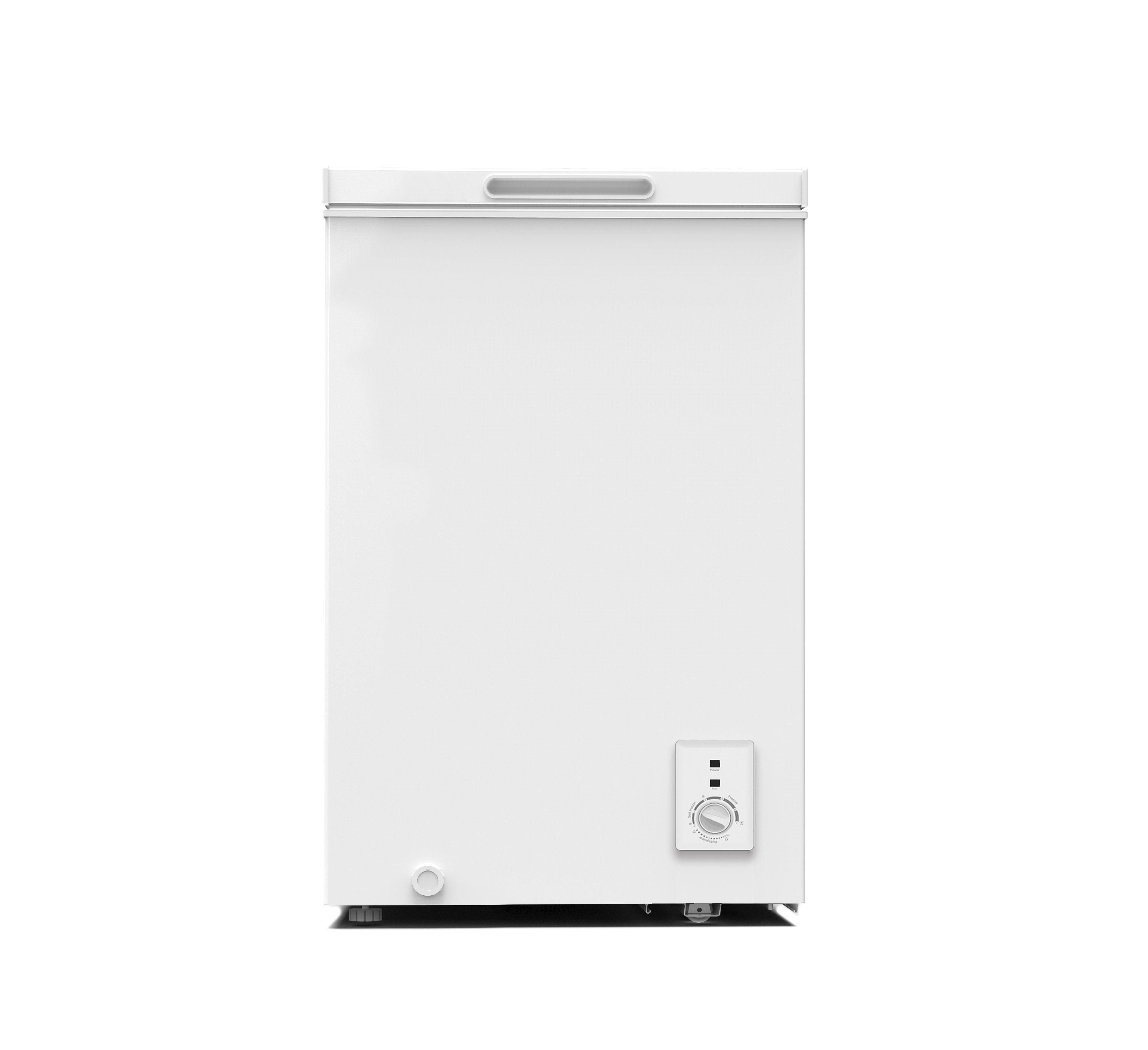 ClassPro Chest Freezer 99L/3.5Cu.ft, Fast Freeze, LED Light, Handle ...