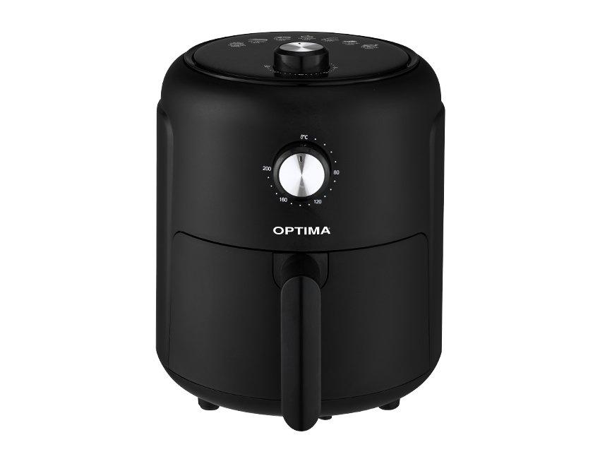 Optima 2.3L Air Fryer Plastic Body 1000W Black - eXtra Bahrain