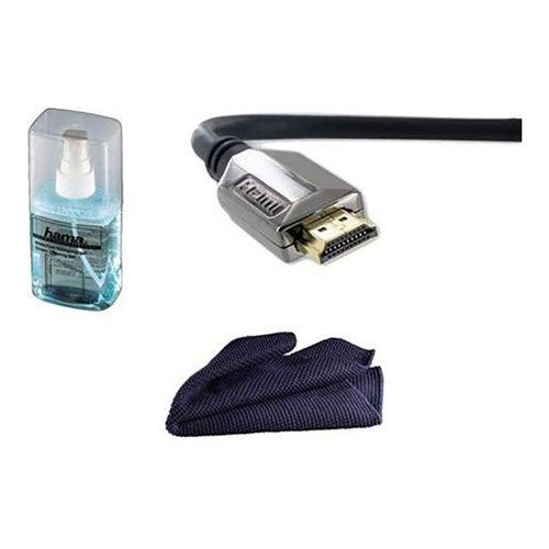 Hama 1.5m HDMI Cable With Spray Cleaning Gel Kit Black - eXtra Bahrain