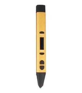 3D Printing Pen Golden Color with OLED-Display - eXtra