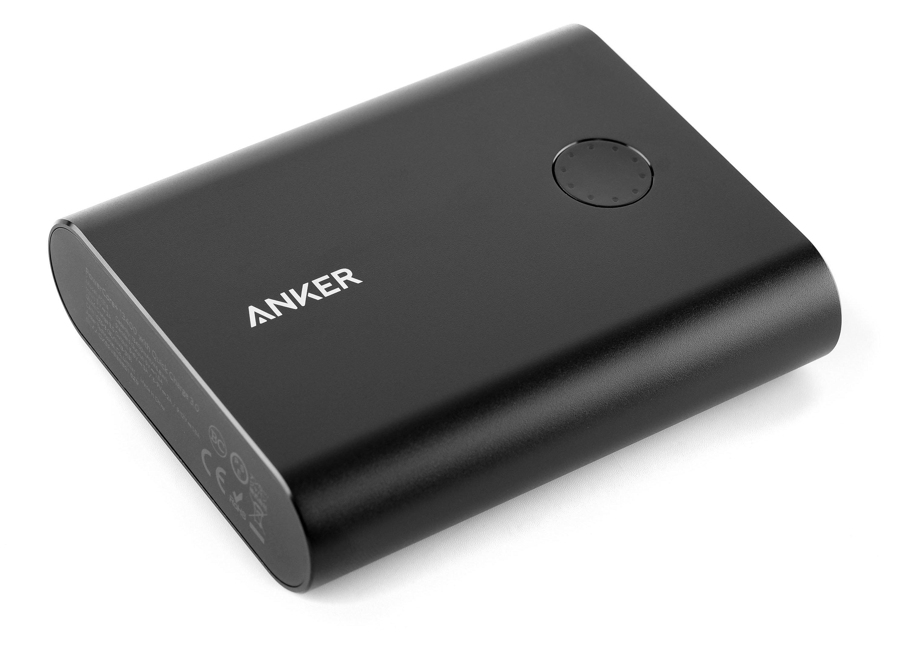ANKER PowerCore plus 13400mAh with Quick Charge 3.0, Black - eXtra Oman