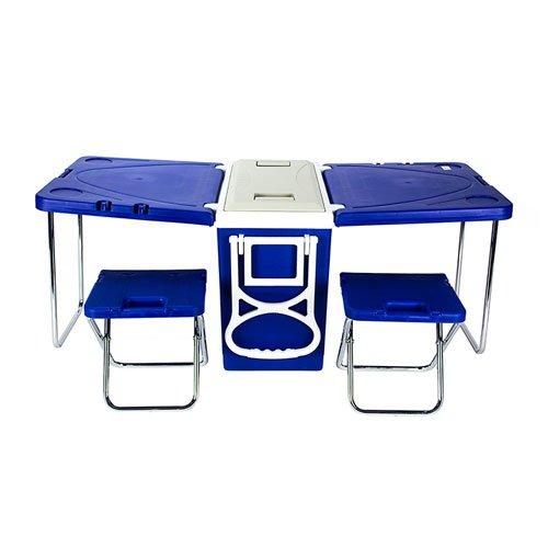 سعر Nice Cooler Box 28 Litre Camping Table Set w/Wheels & Handle فى ...
