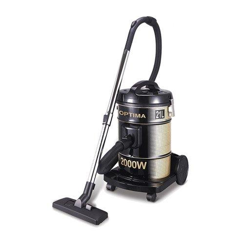 Optima 21.0L Vacuum Cleaner Drum Type Steel 2200W Black - eXtra Bahrain