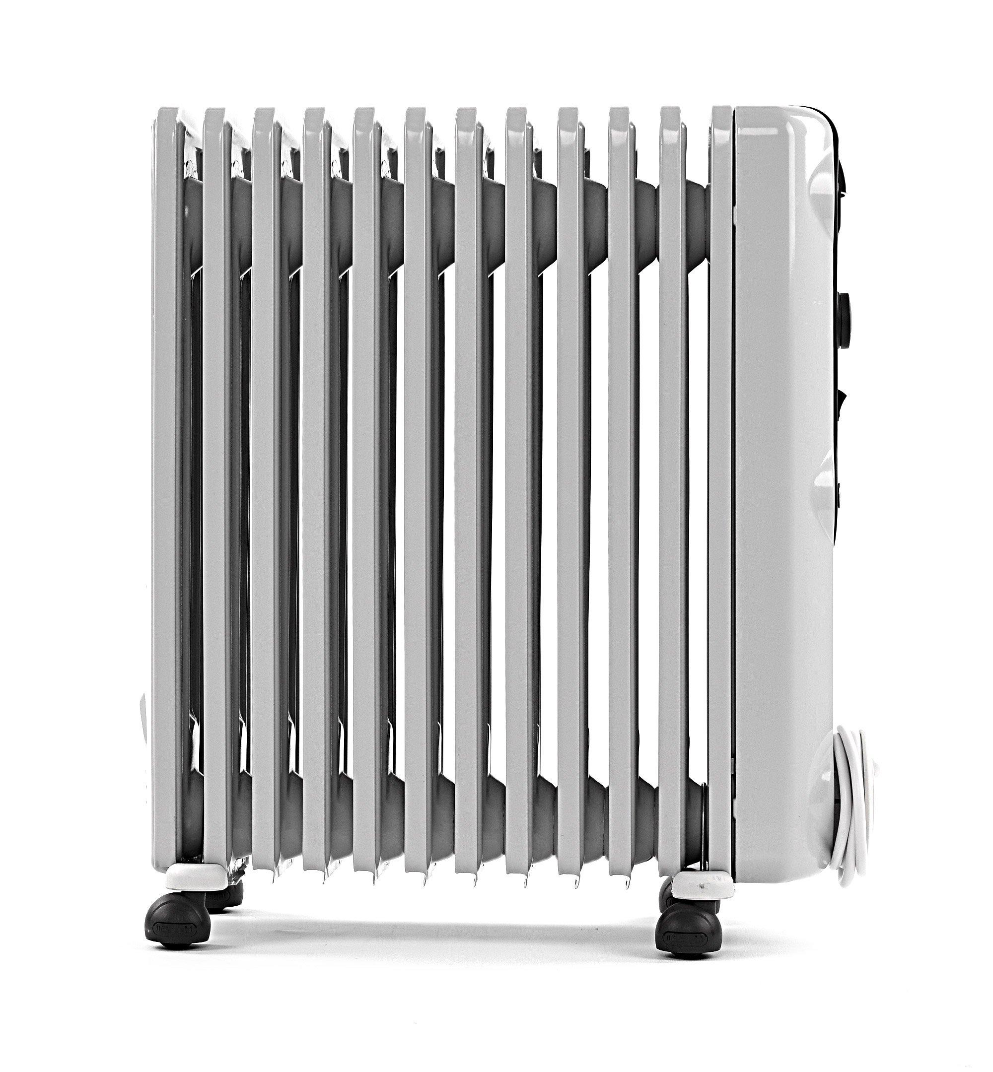 Delonghi Oil Filled Radiator, 12 fins, 230-240V 50Hz, White - eXtra Bahrain
