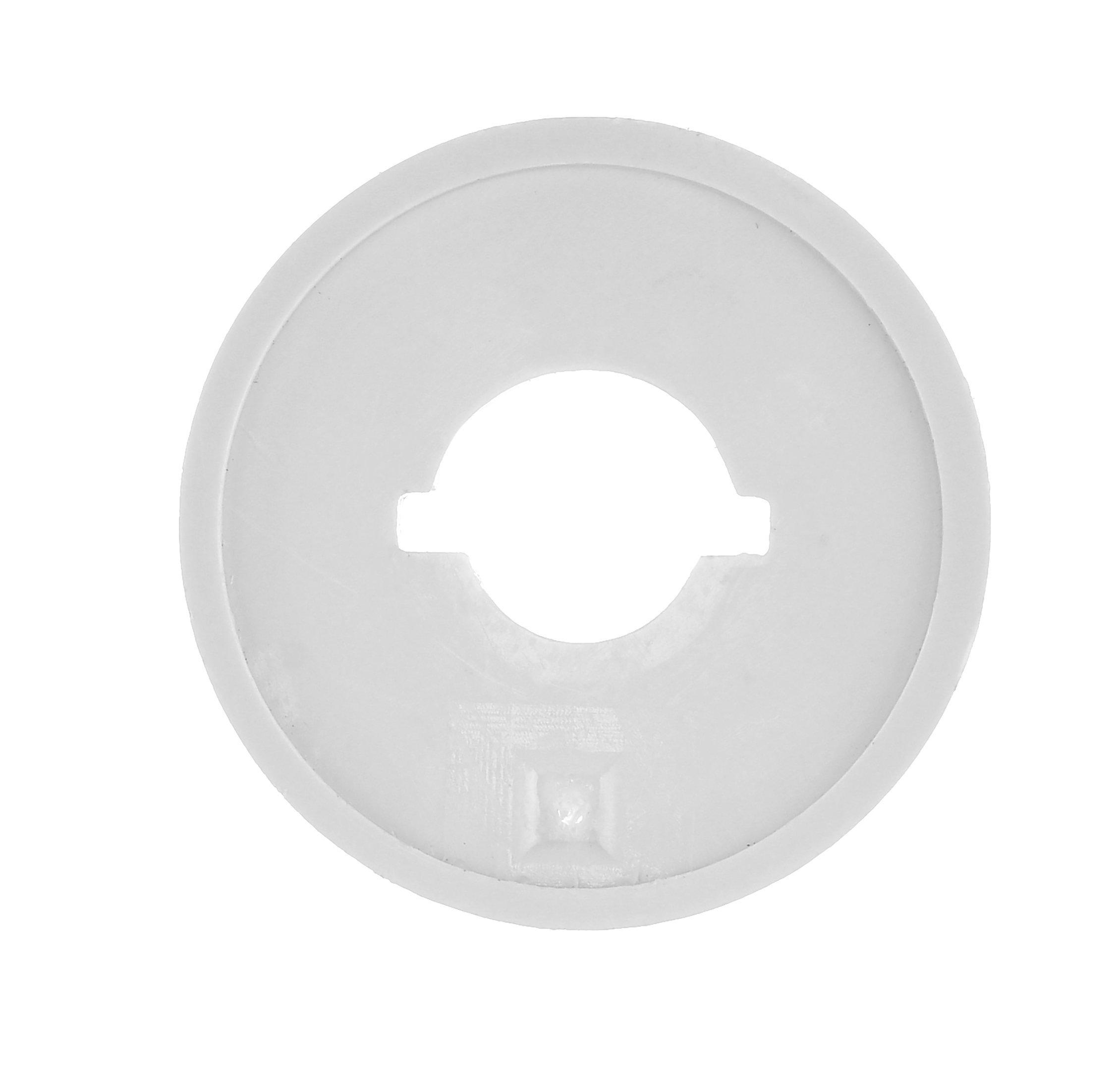 PLASTIC KNOB SPANGLE FREE STANDING WHITE HIDDEN - eXtra
