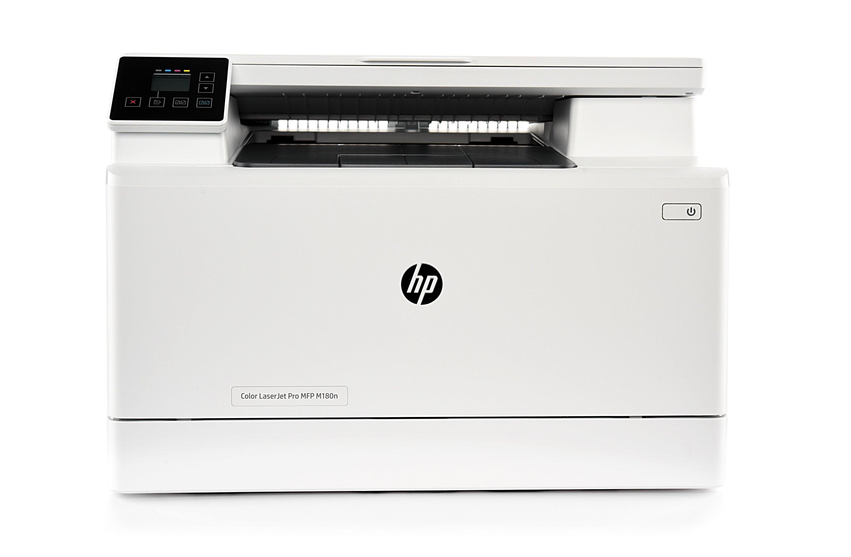 HP MFP M180N Color LaserJet Pro Printer - Print, Copy, Scan, White ...