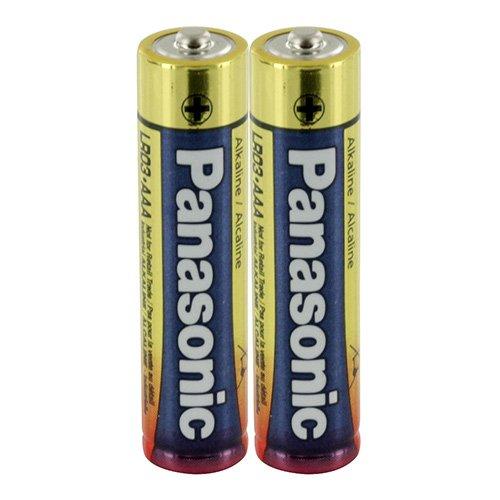 Panasonic 2AAA Alkaline Battery 1.5V Pack of 2 Black/Gold - eXtra Bahrain