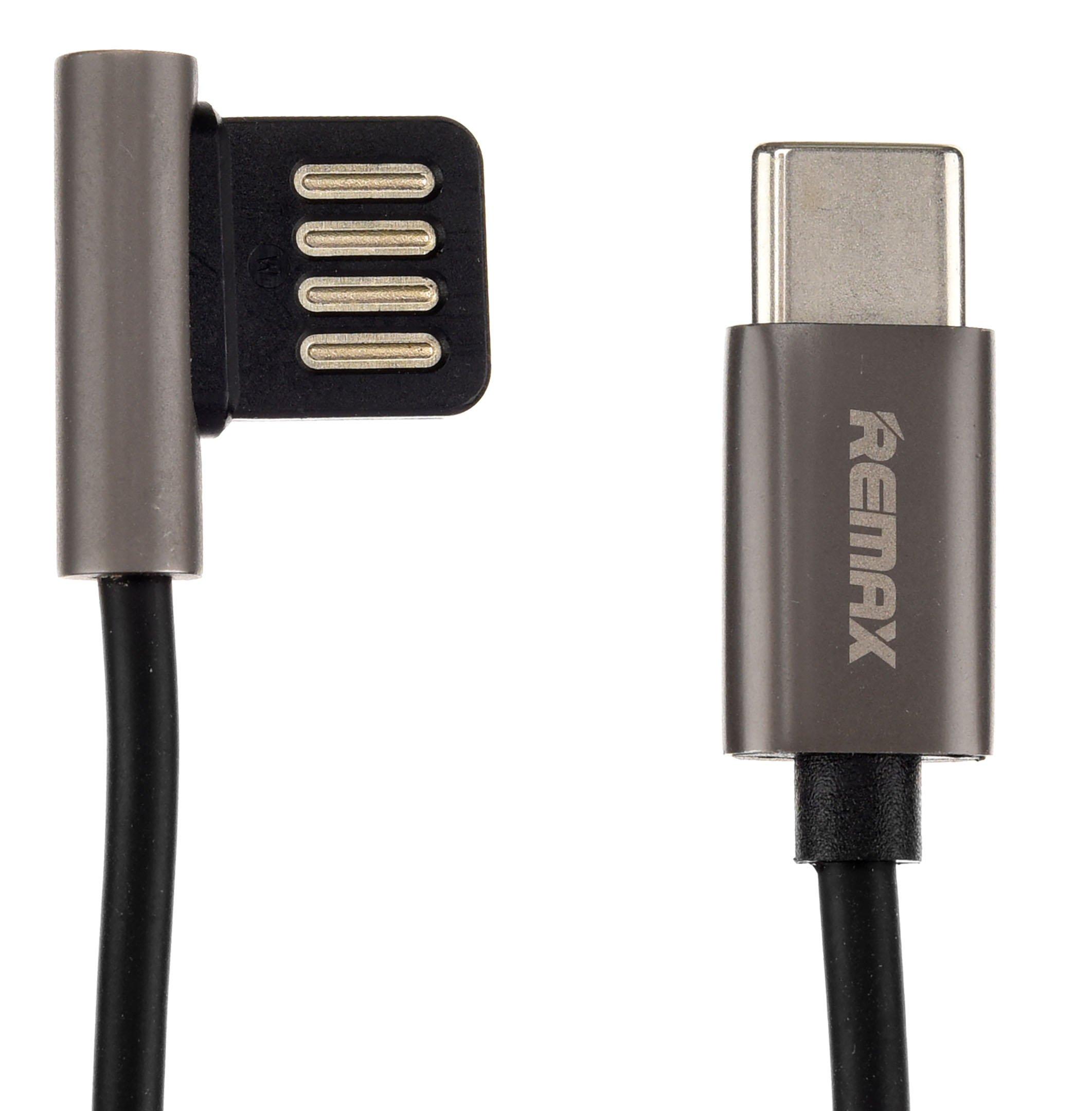 Remax Data and Charging Cable, USB Type C, Black - eXtra