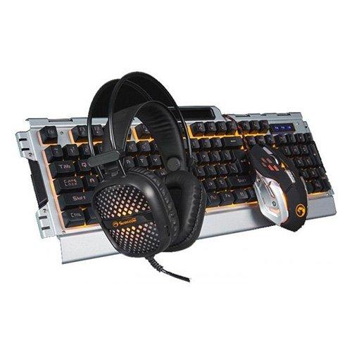 2B, Gaming Combo Wired, Keyboard, Mouse, headphone, backlighting, Metal ...