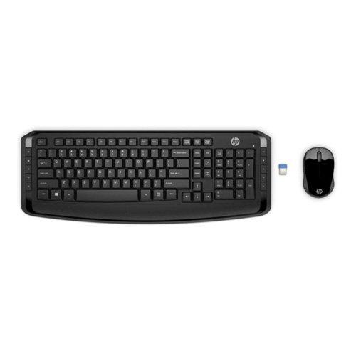 HP Wireless Keyboard & Mouse 300, Black - eXtra Oman
