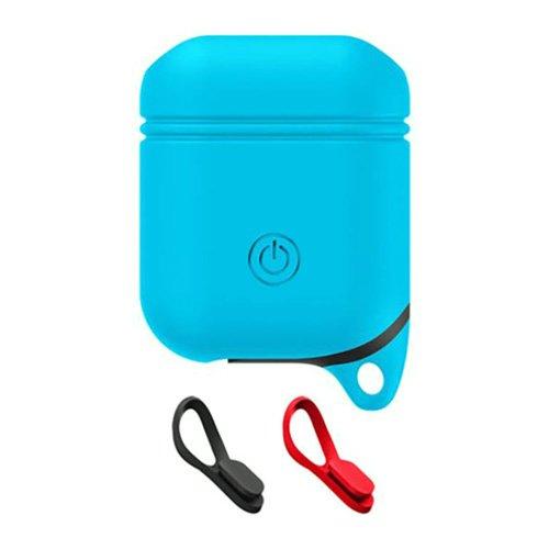 MasterShield Waterproof Case For Apple Airpods & Ear Hook, Blue - eXtra