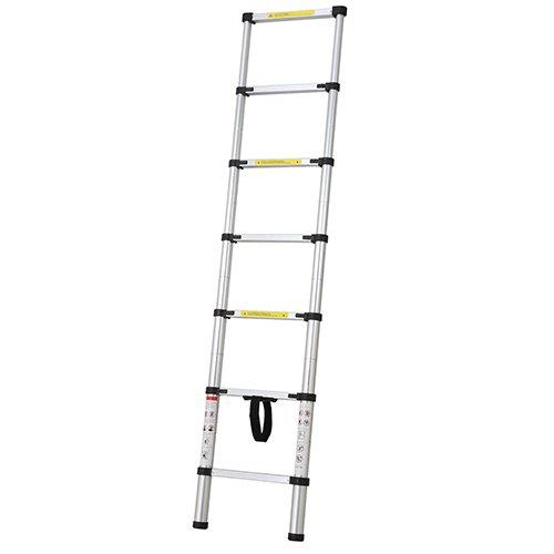 HOMEZ Aluminum Telescopic Ladder 7 Rung price in Saudi Arabia | Extra ...