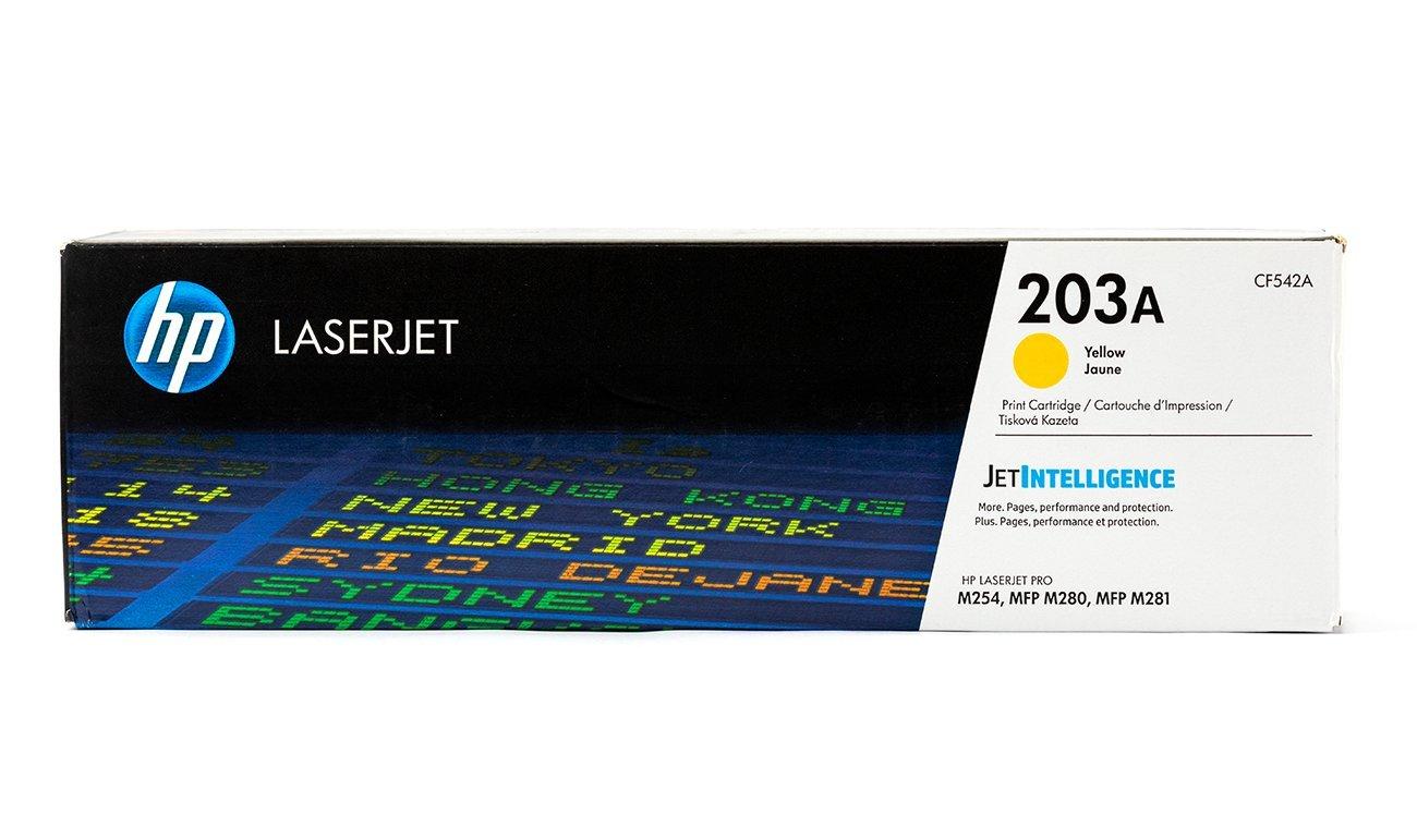 CF542A--HP 203A Yellow Original Laserjet Toner Cartridge - eXtra