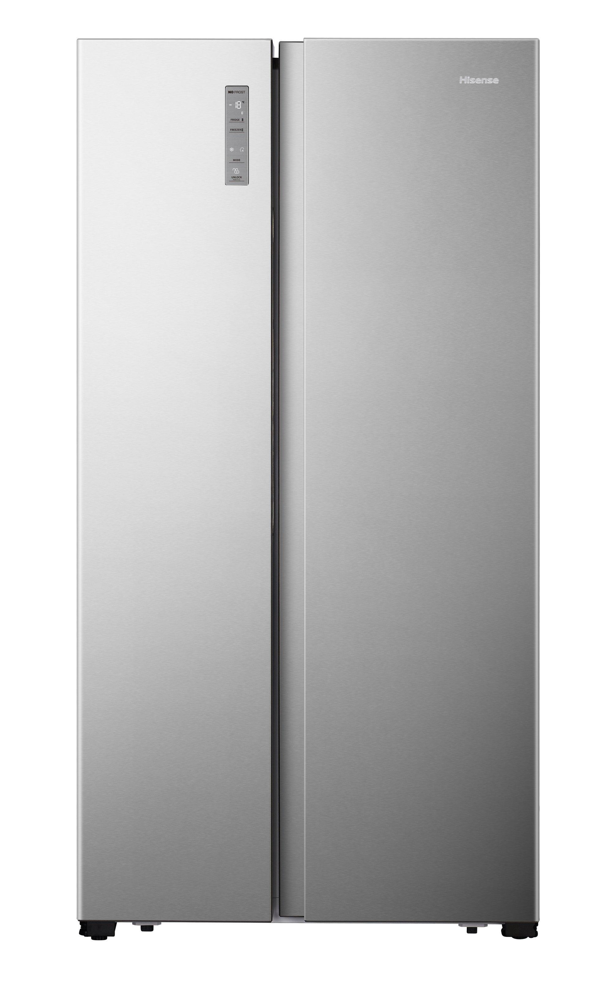 Hisense 670.0L SBS Fridge Touch Control Stainless Steel - eXtra Oman