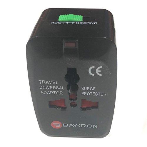 Baykron ITC001 UNIVERSAL TRAVEL ADAPTER Black - eXtra