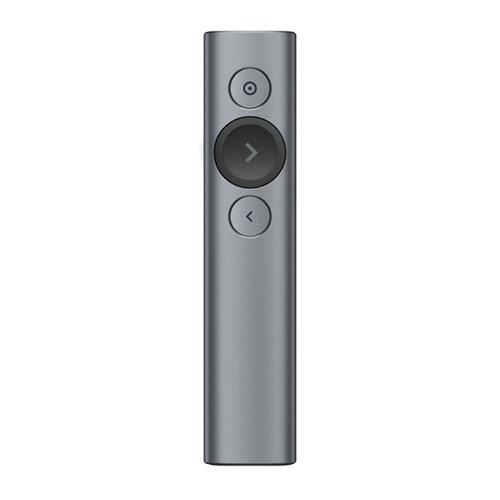 LOGITECH Spotlight Presentation Remote, Wireless, Bluetooth, Slate Grey ...