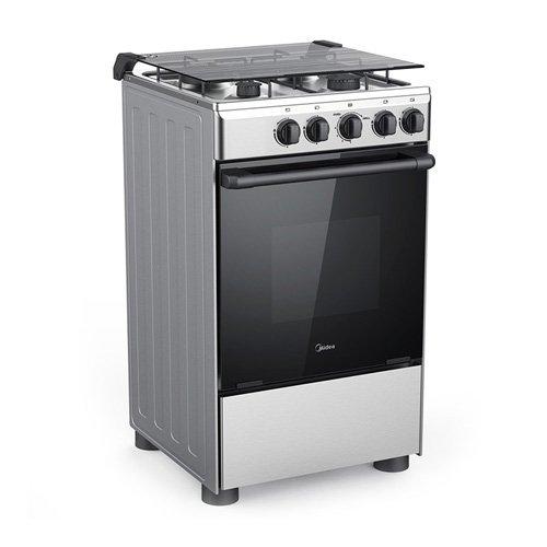 Midea 50x55cm Gas Cooking Range With Grill Stainless Steel - eXtra Oman