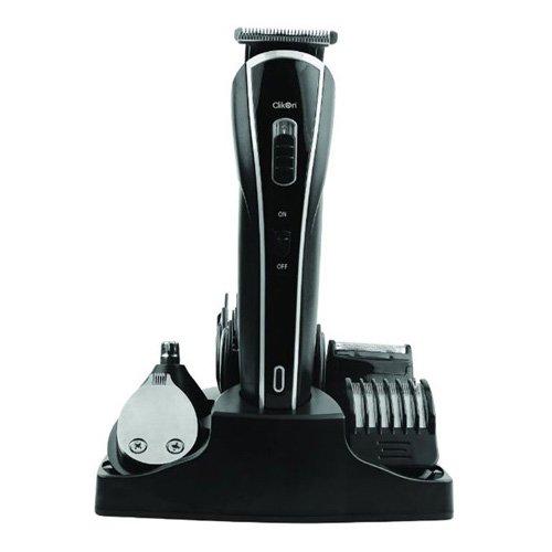 Clickon, 10-in-1 Cordless Multi-Grooming Hair Trimmer Set, Black ...