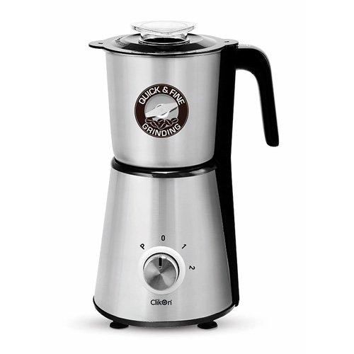 Clickon Mini-Coffee Grinder, 0.8L, Stainless Ja,r 450W, Silver - eXtra ...