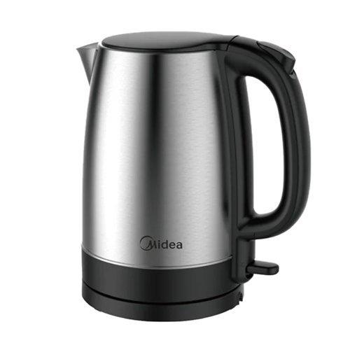 Midea 1.7L Electric Jug Kettle Steel 2200W Silver. - eXtra Oman