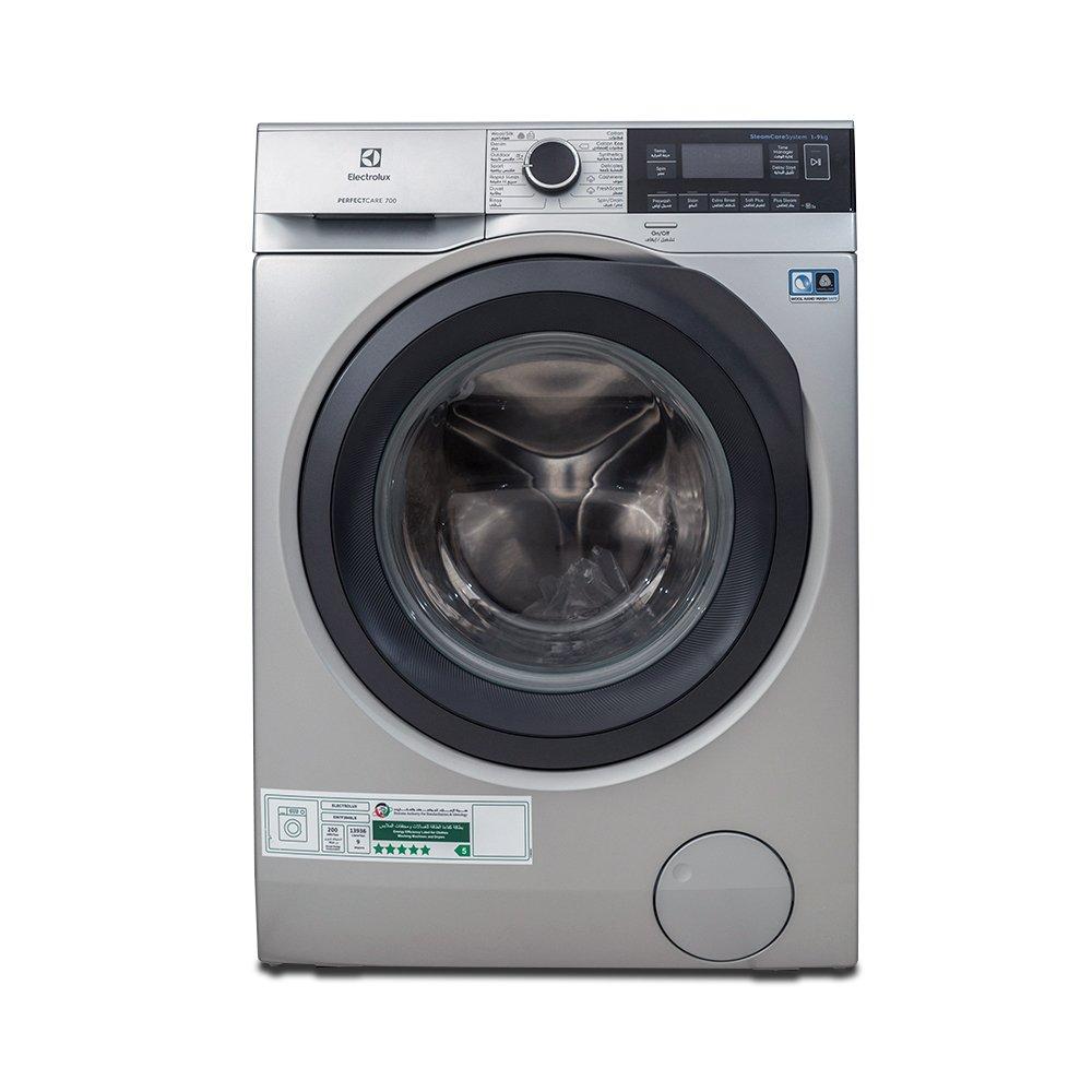 Electrolux Front Load Washer, 9kg , 1400 rpm, Silver - eXtra Bahrain
