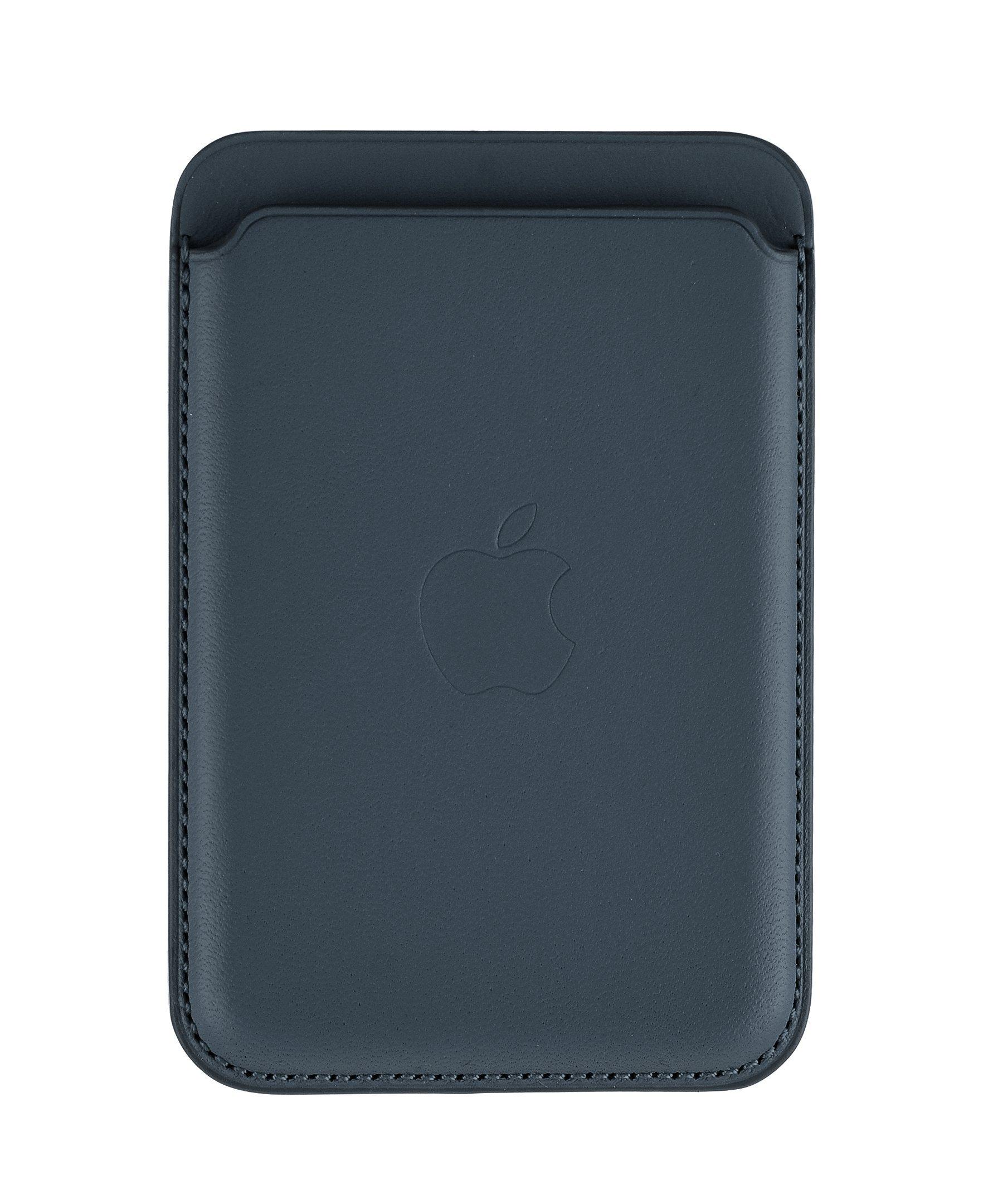 Apple iPhone Leather Wallet with MagSafe, Baltic Blue - eXtra Saudi