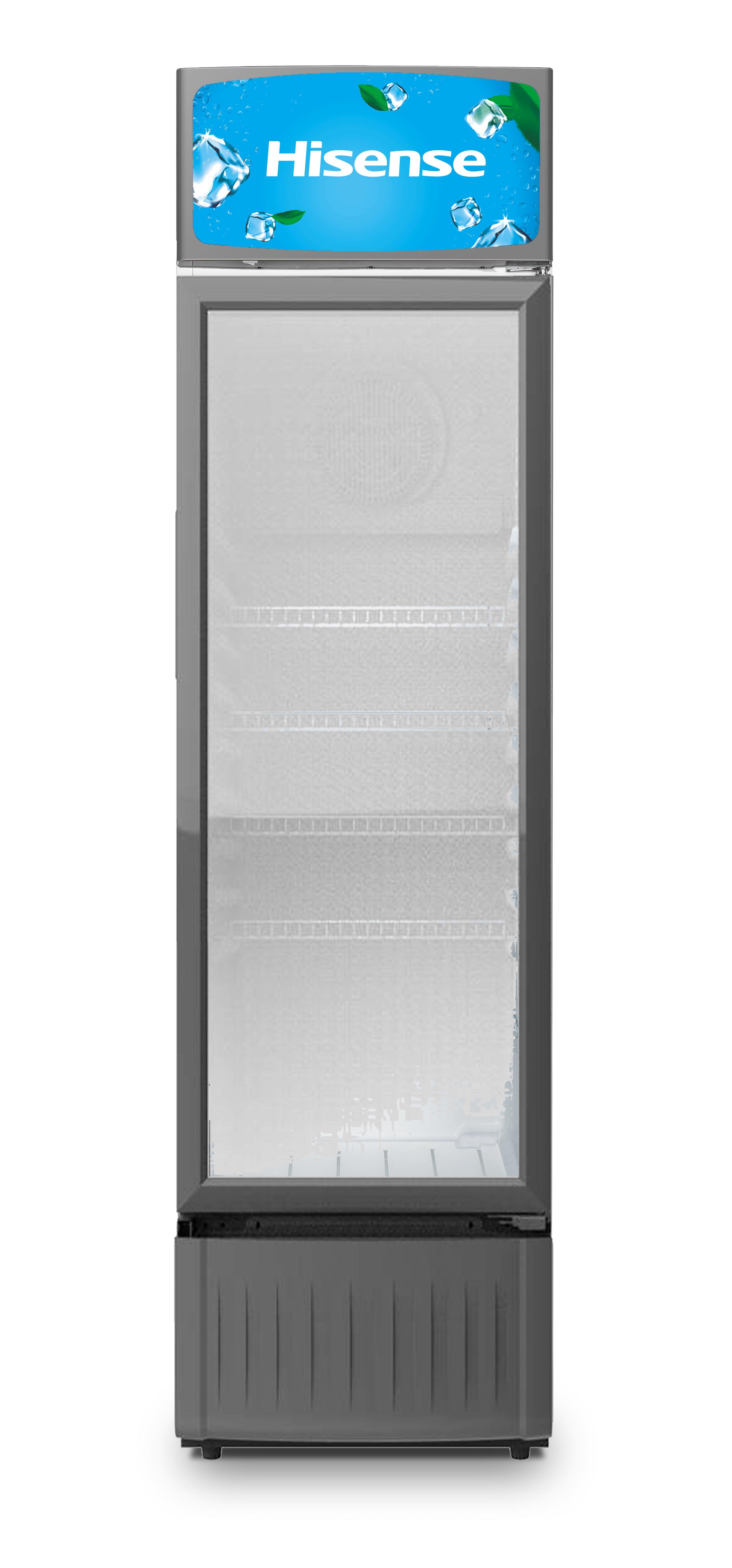 Hisense 300.0L Beverage Showcase Chiller Single Door Grey/White - eXtra ...