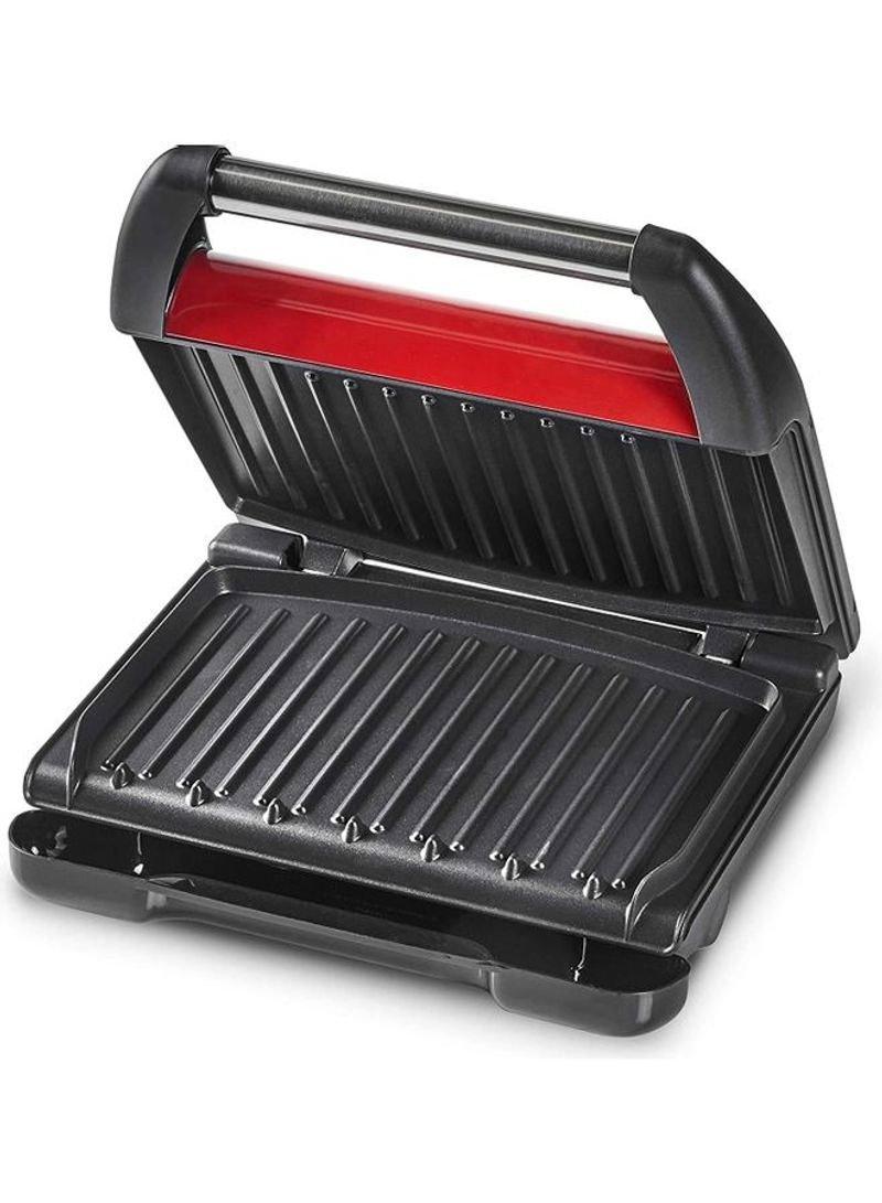 George Forman 1650 Watts Family Grill, Red. - eXtra Bahrain