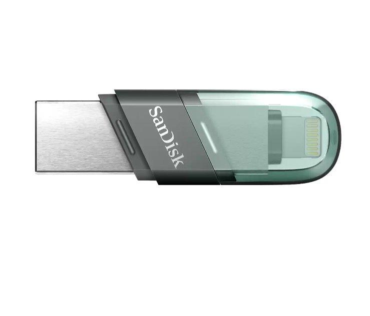 SanDisk, iXpand Flash Drive Flip 128GB Type A plus Ligthning - eXtra Oman