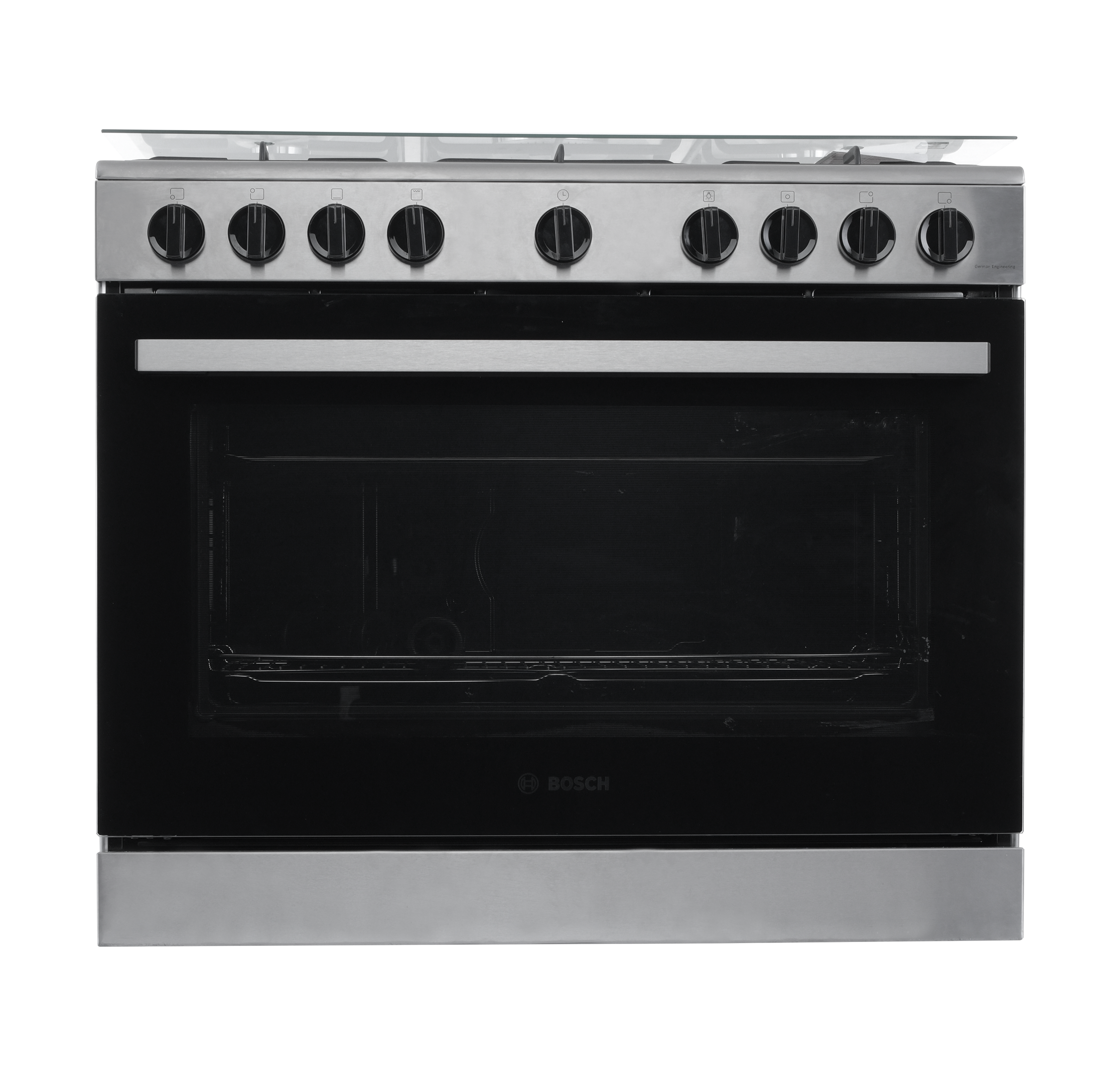 Bosch Gas Cooker, 90X60cm, 5 Gas Burner, Stainless Steel - eXtra