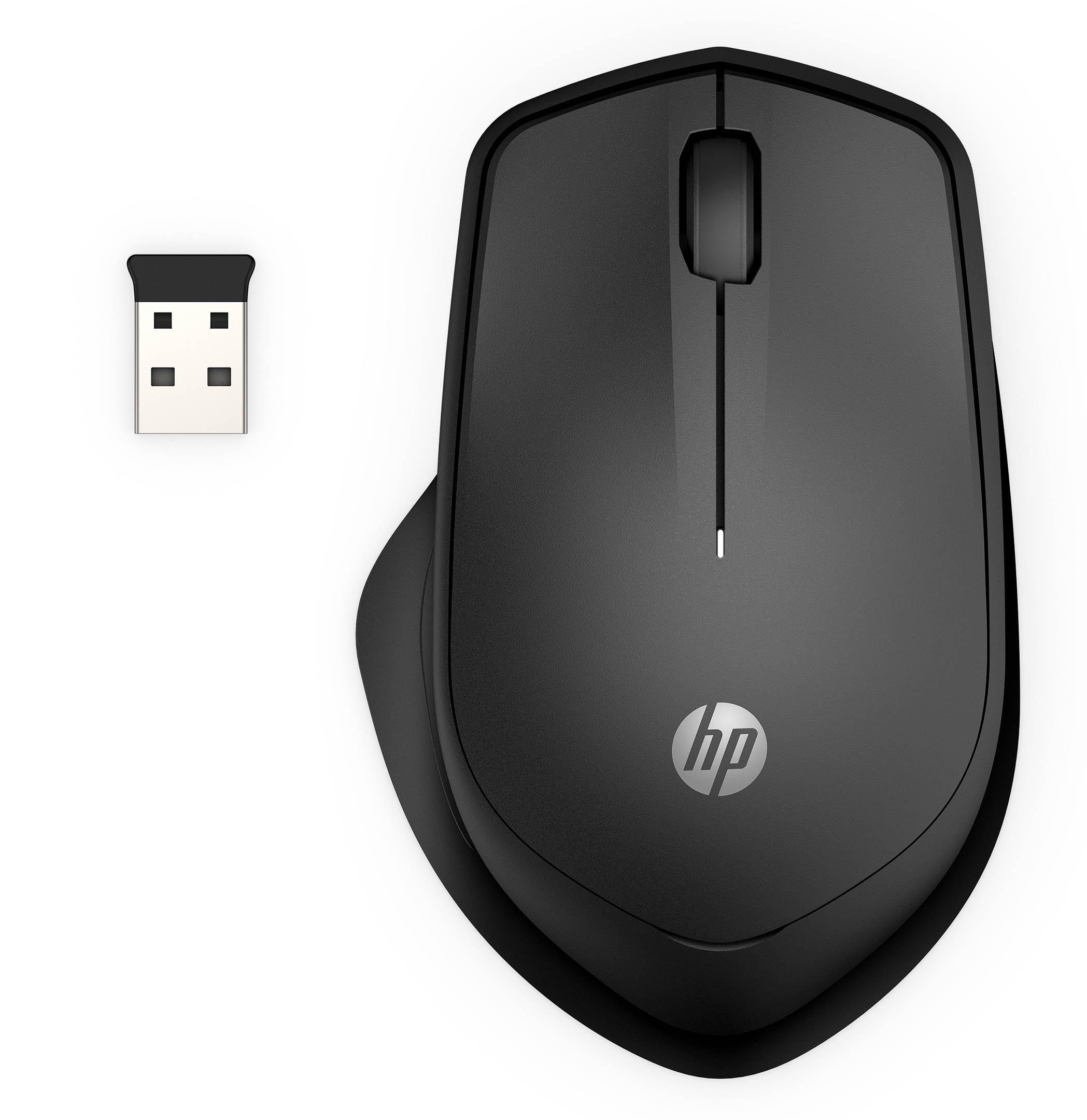 HP 280 Silent Wireless Mouse, Black - eXtra Oman