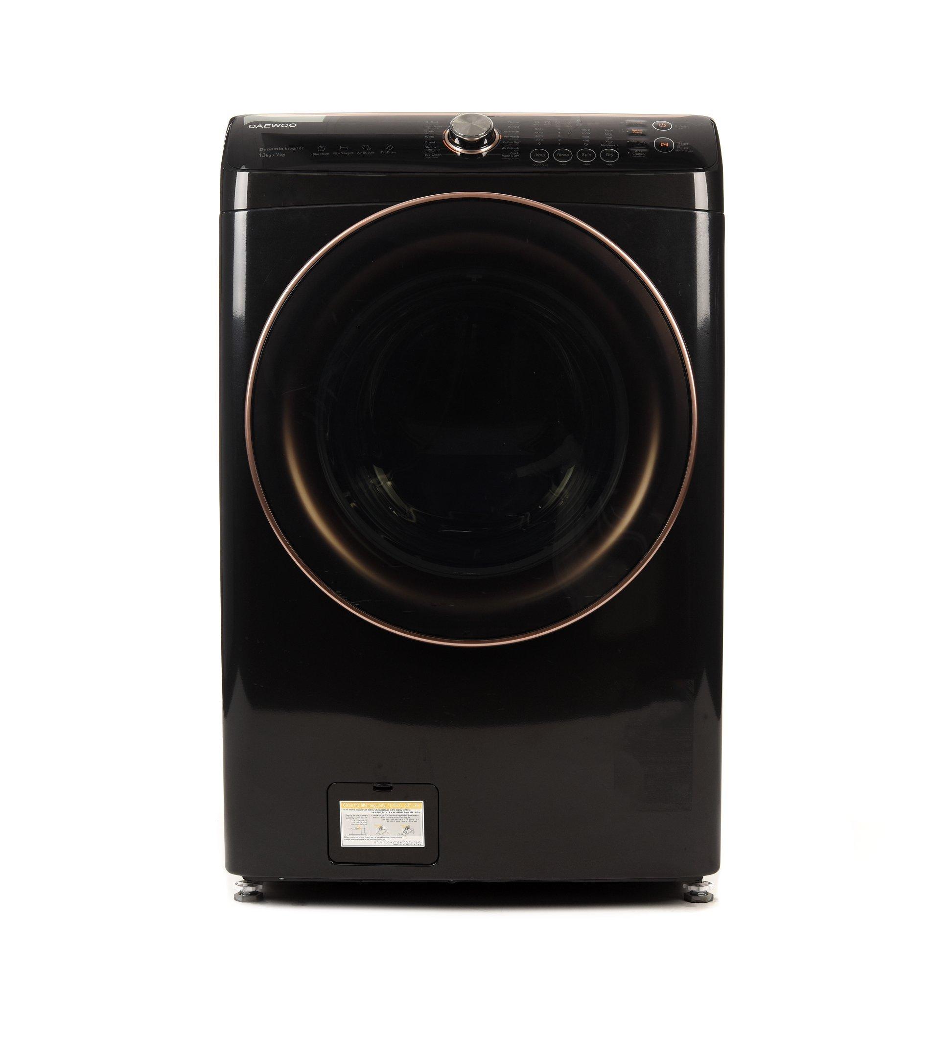 Daewoo Front Loading 13kg Washer & 7kg Dryer,Dynamic Inverter Motor ...