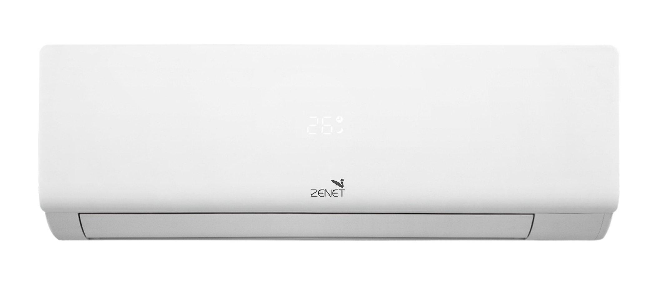 Zenet, Smart Split A/C T3 Rotary Inverter Compressor, 25000BTU, White ...